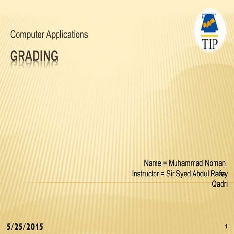 Grading | PPTX