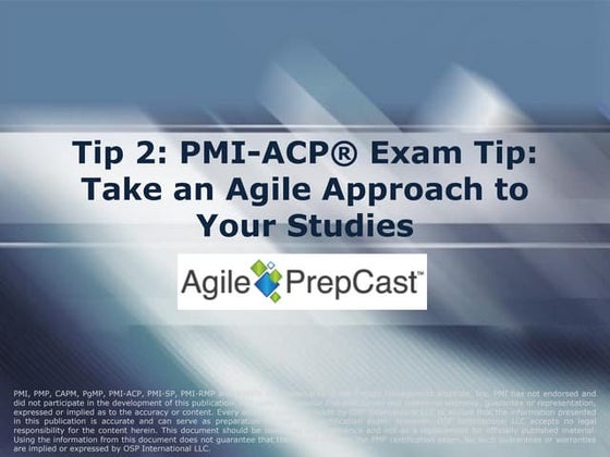 Free PMI-ACP Exam Brain Dump Example | PDF