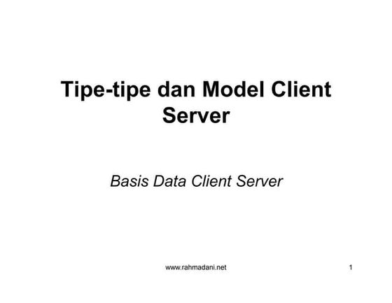 Pertemuan 6 Tenologi untuk Aplikasi Web (Client Server).pptx