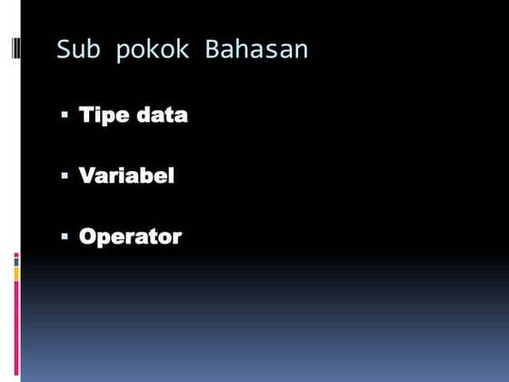 Tipe data new | PPT