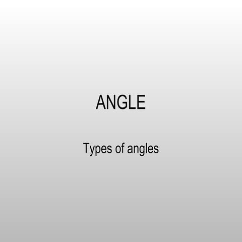 Types of angles and triangles | PPT