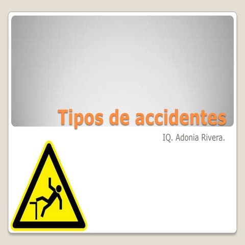 Tipos de accidentes | PPTX