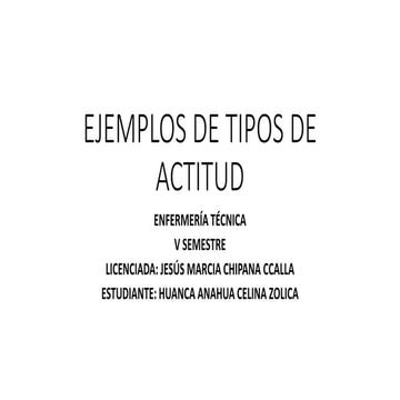 Caracteristicas de las Actitudes | PPSX