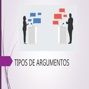 Tipos de argumentos | PPTX