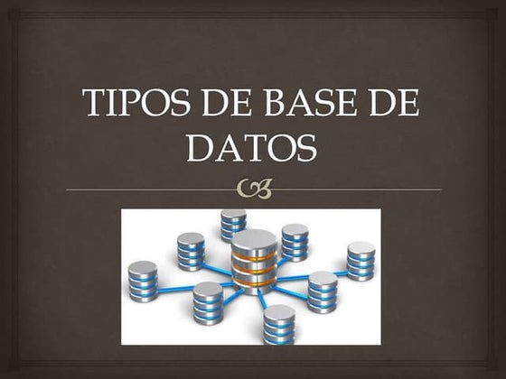 Tipos De Base De Datos Ppt 5022