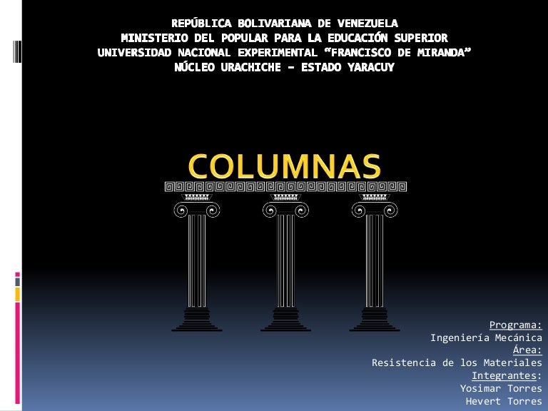 Tipos de columnas