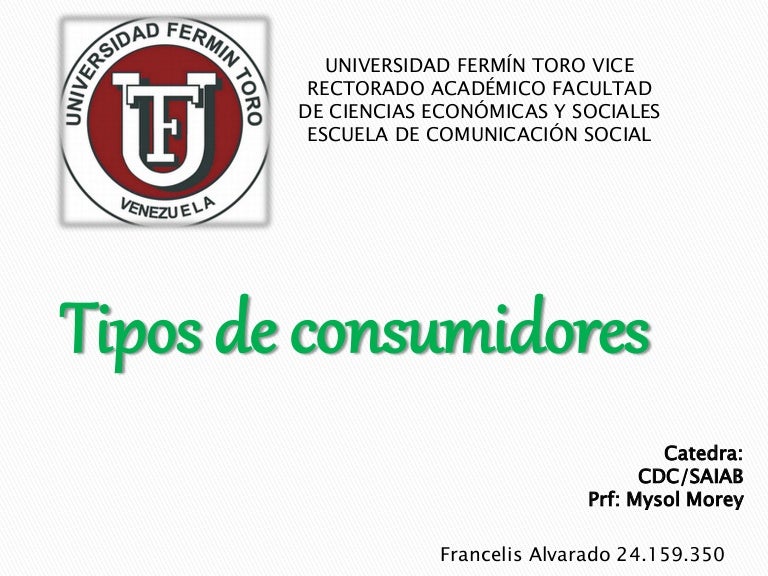 Tipos de consumidores