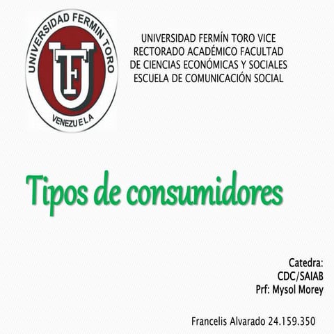 Tipos de consumidores | PDF