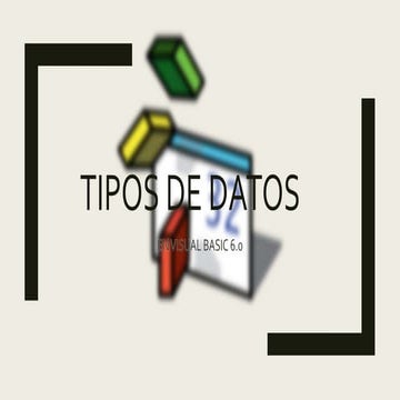 Tipos de datos en visual basic mc. arthur noverola villegas | PPTX