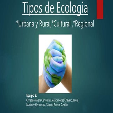 Tipos de ecologia | PPTX