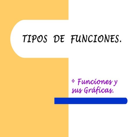 Tipos de funciones | PPT