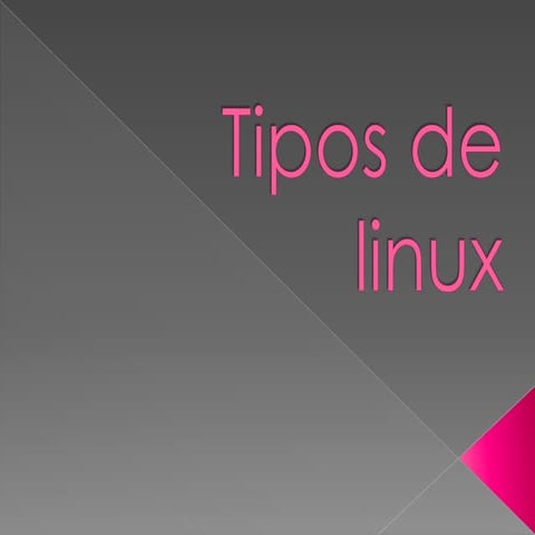Tipos de linux | PPT