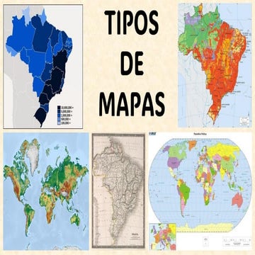 Plano de aula geografia sobre os tipos de mapas | PDF
