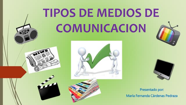 Medios de comunicacion | PPTX