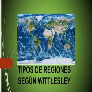tipos de regiones presentación algo así si | PPTX