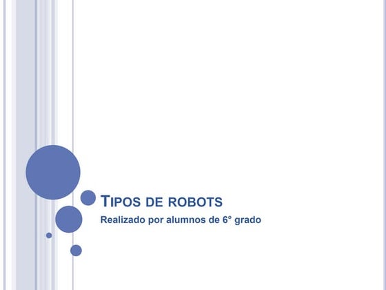 Tipos de robots | PPT