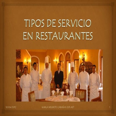 Tipos de servicio pdf | PDF