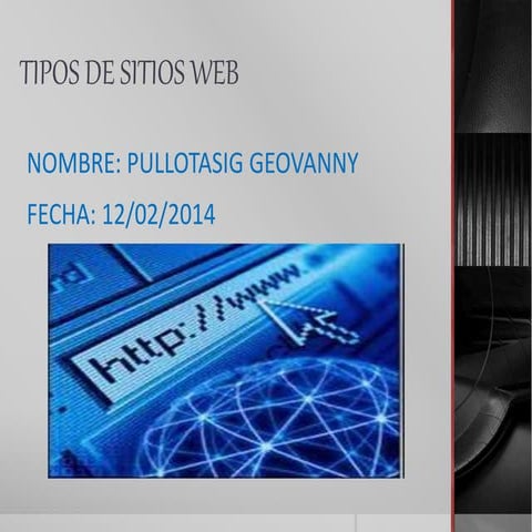 Tipos de sitios web | PPT