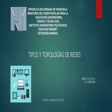 Tipos y Topologias de Redes | PPTX | Computer Networking | Computing