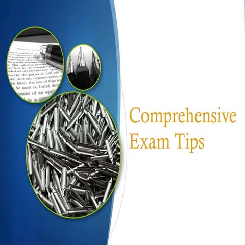 Comprehensive Exam Tips | PDF