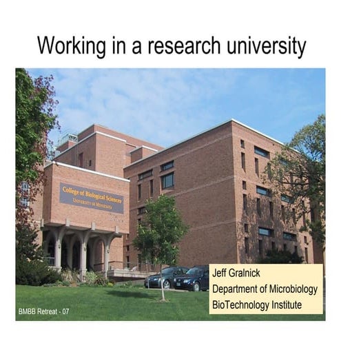 Jeffrey Gralnick presentations