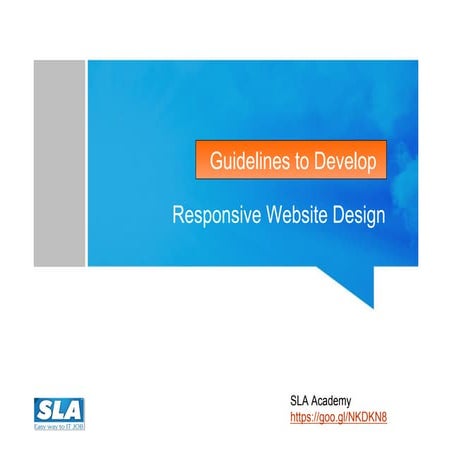 Tips to Build Responsive Website Design | PDF
