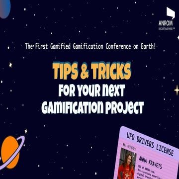 Tips and tricks for your next Gamification Project | PPT