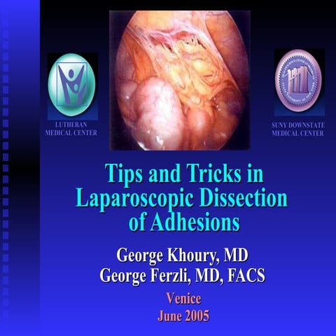 Laparoscopic Adhesiolysis | PDF