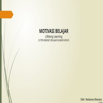 TIPS BELAJAR EFEKTIF UNTUK SISWA AGAR SUKSES | PPTX