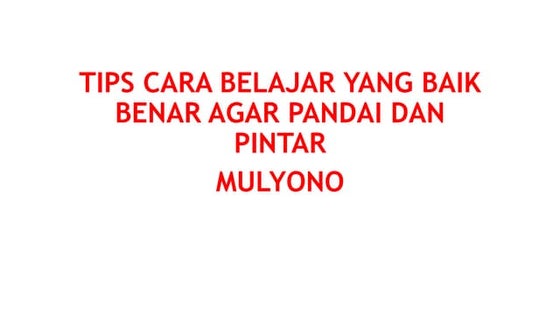 Belajar cara dua | PDF