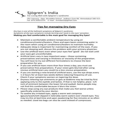 Tips dryeyesfinal3 | PDF