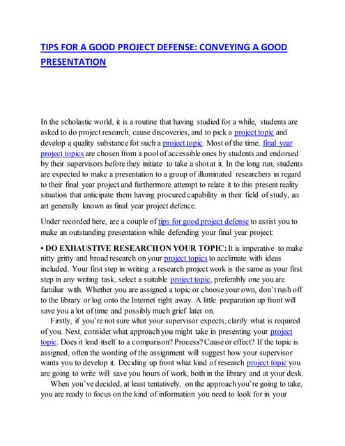 How to write chapter three of your research project | DOCX