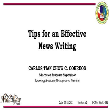 Tips for an Effective News Writing.pptx