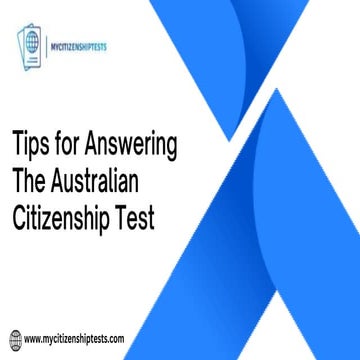 Tips for Answering The Australian Citizenship Test.pptx