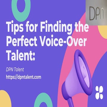 Voice Actor Talent Agency – DPN Talent | PDF