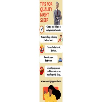 Tips For Good Sleep | PPT