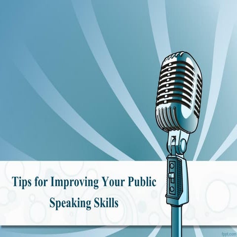 Public Speaking Challenges & How To Overcome Them | PPTX