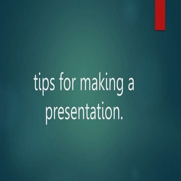 tips for making a presentation.pptxmcoint | PPT
