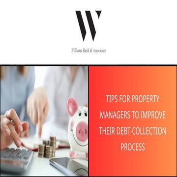 Tips for Property Managers to Improve Their Debt Collection Process | PPTX