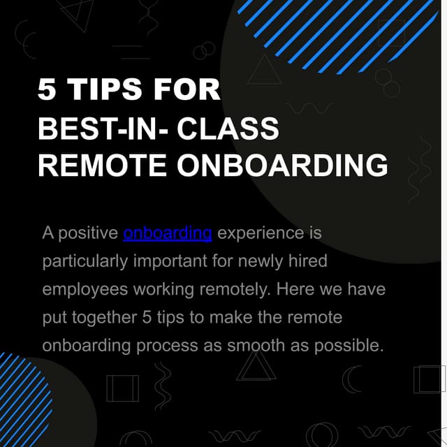 Key Steps for Remote Employee Onboarding | PDF