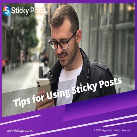 Tips for using Sticky Posts. | PPT