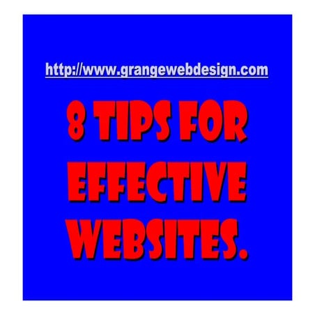 Tips For Web Design | PPT