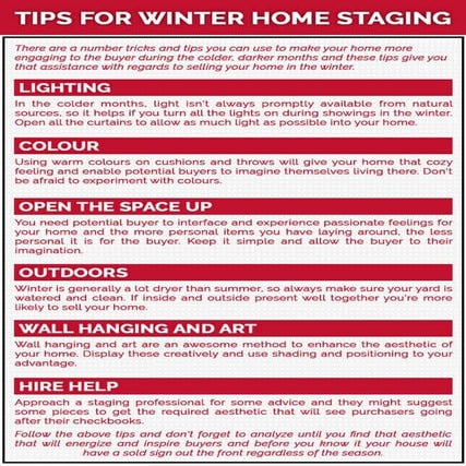 Tips for Winter Home Staging | PDF