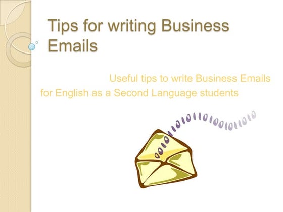 Tips for Writing an Effective Cold Email | PPT
