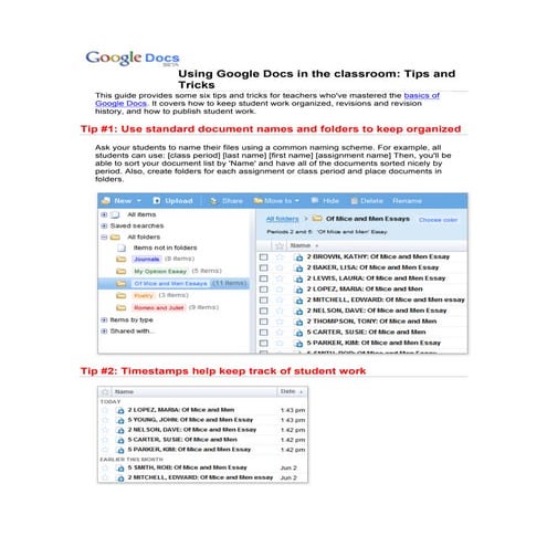 Google Docs | PDF