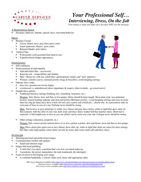 Dressing for Success PowerPoint | PPTX