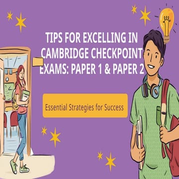 Tips in Excelling Cambridge Check point.pptx