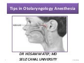 ANESTHESIA MANAGEMENT OF CLEFT LIP & PALATE | PPTX