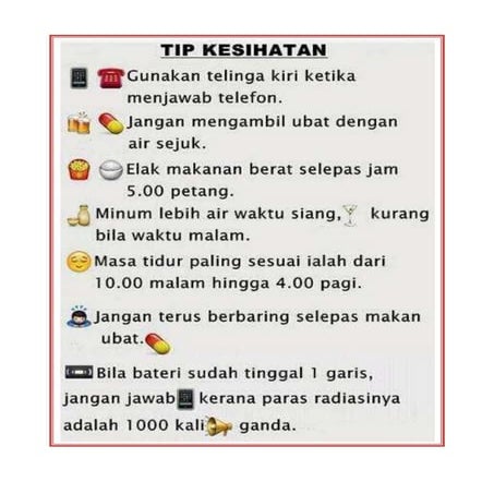 Tips kesihatan | DOCX