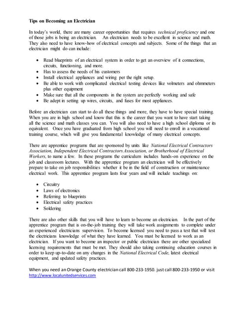 The electrician school ultimate guide | PDF